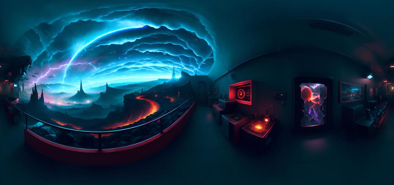 realistic art station concept art illustration (15) | 360° panorama ...