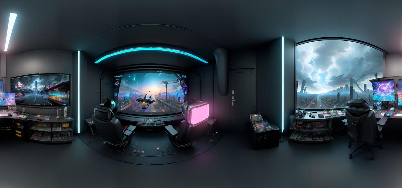 modern computer animation art station concept art (3) | 360° panorama ...