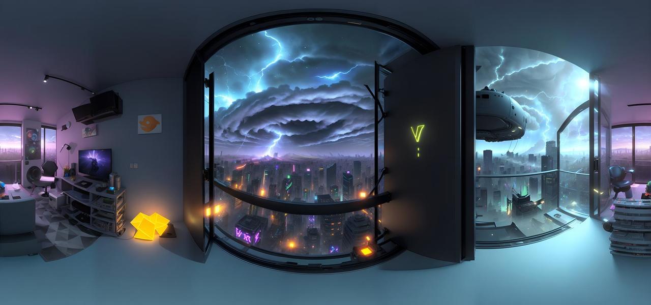 modern computer animation art station concept art (4) | 360° panorama ...