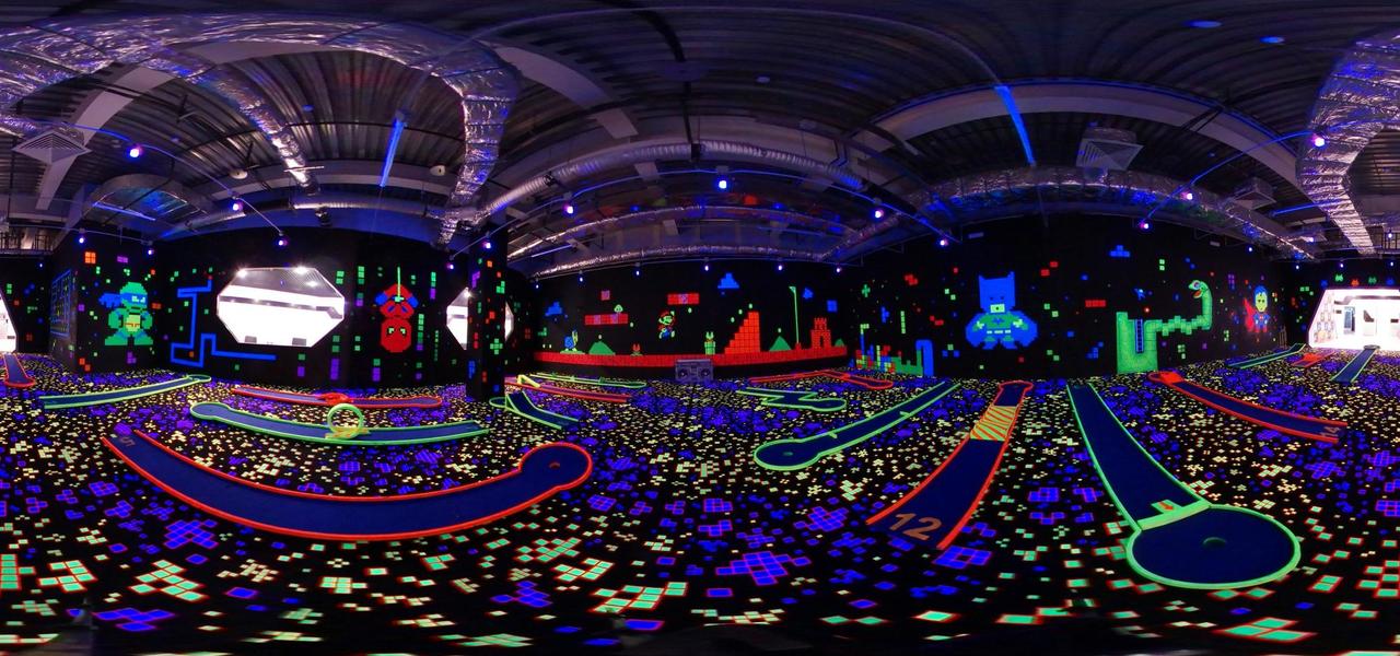 Space mini golf | 360° panorama | LaserLand | TrueVirtualTours