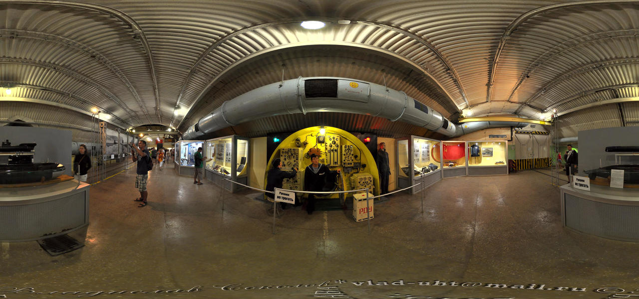 Model of the nuclear submarine project 941 "Shark" | 360° panorama ...